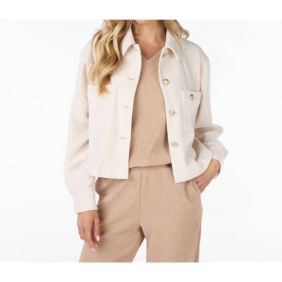 ESQUALO | Jackets & Coats | New Esqualo Fancy Graphic Jacket In Off ...